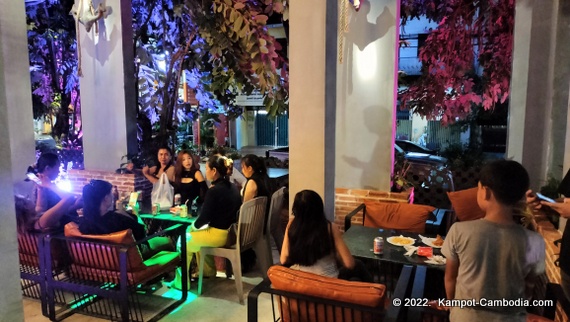 Duang-Te-Deux in Kampot, Cambodia. Restaurant. Club. Sky Bar.