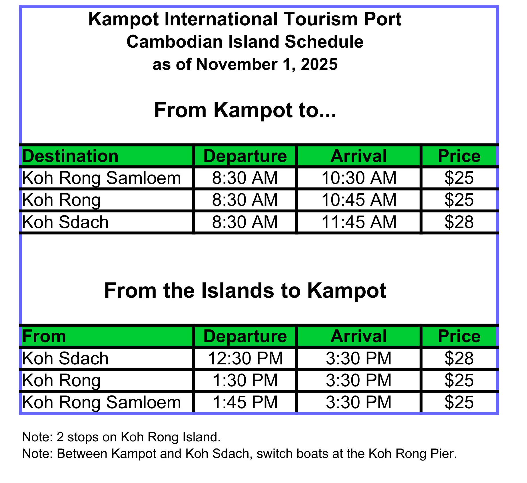 Kampot International Tourism Port